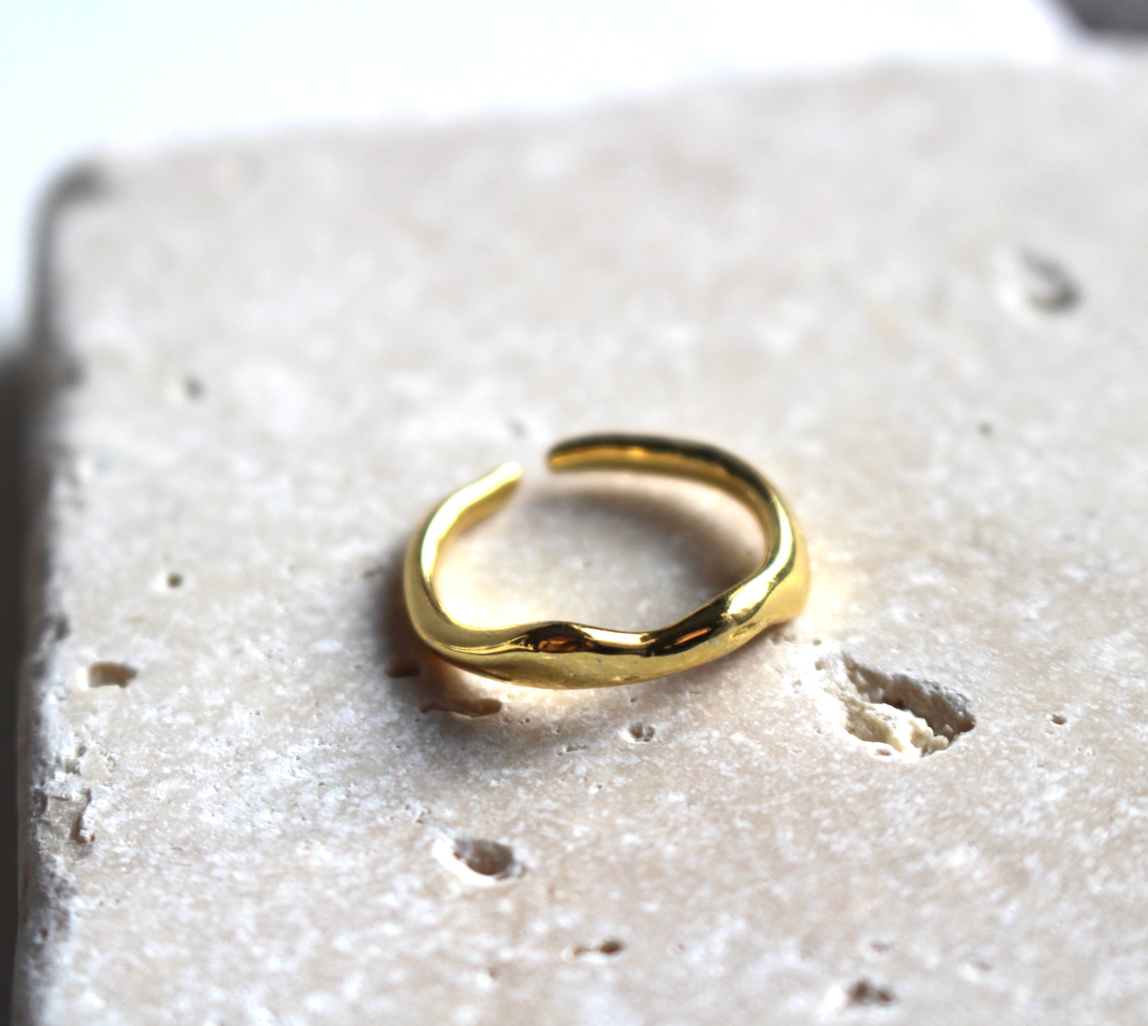 GOLD DIPPED DRIPPY RING – SydneyKJewelry